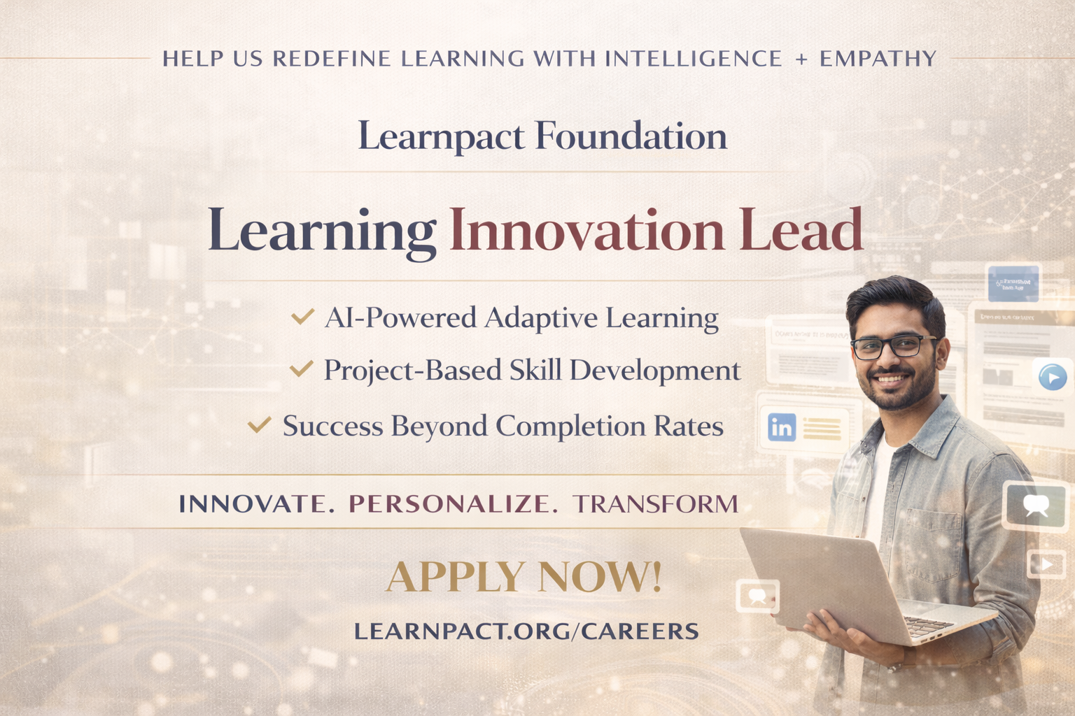 AI-led Learning Experience & Student Success Lead - Learnpact.com